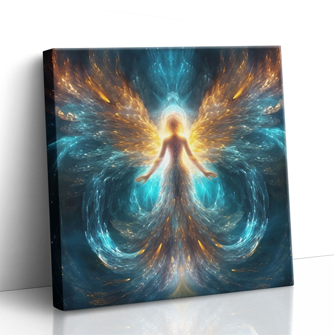 Canva Angel Ethereal Healing Divine Angelic Energy Spiritual Sacred Art ...