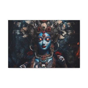 Canva Kali Ma Devi Divine Mother Shakti Hindu Goddess Sacred Painting ...