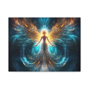 Canva Angel Ethereal Healing Divine Angelic Energy Spiritual Sacred Art ...