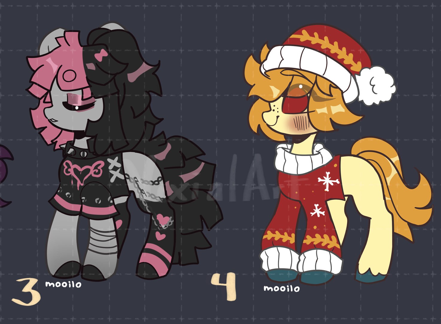 Digital Chibi Pony Adoptable Feral Fursona Furry Adopt Character Design ...