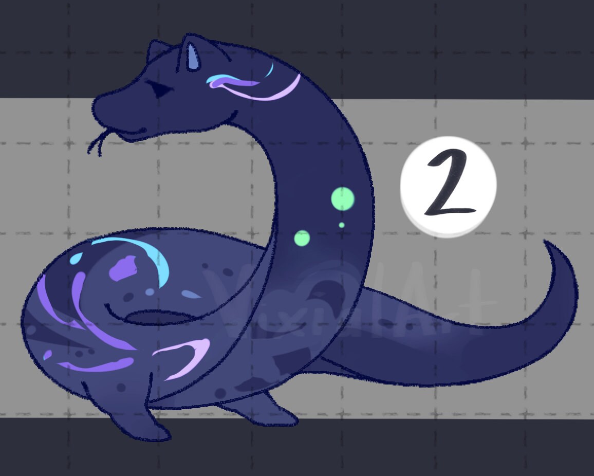 Digital Snake Adopt Feral Fursona Furry Adoptable Character - Etsy