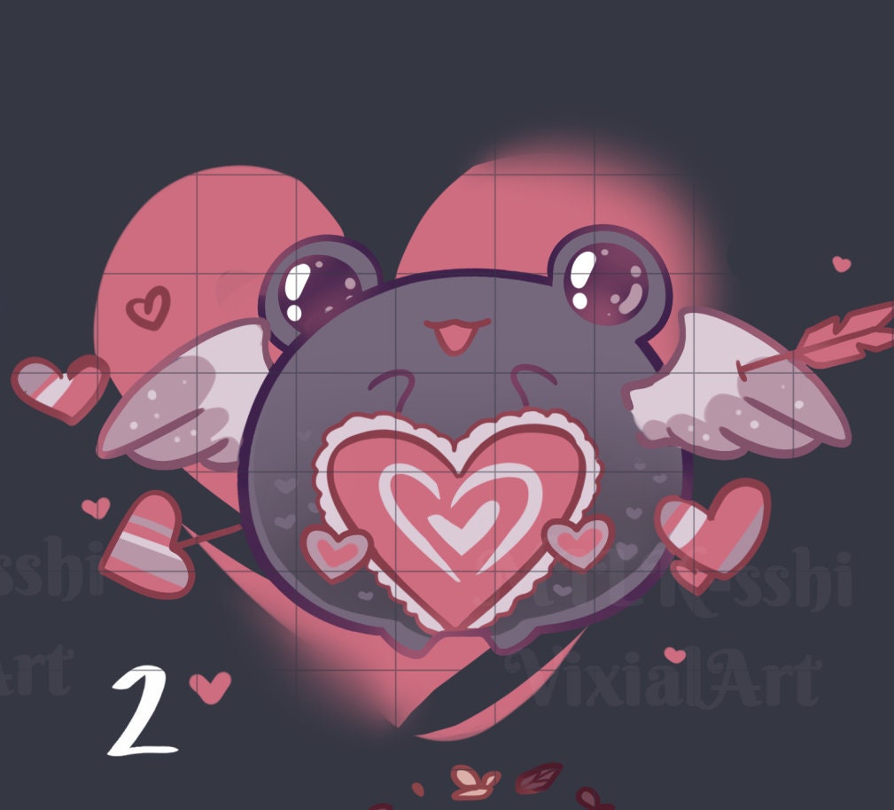 Digital Chibi Frog Adopt Feral Fursona Furry Adoptable Character Design ...