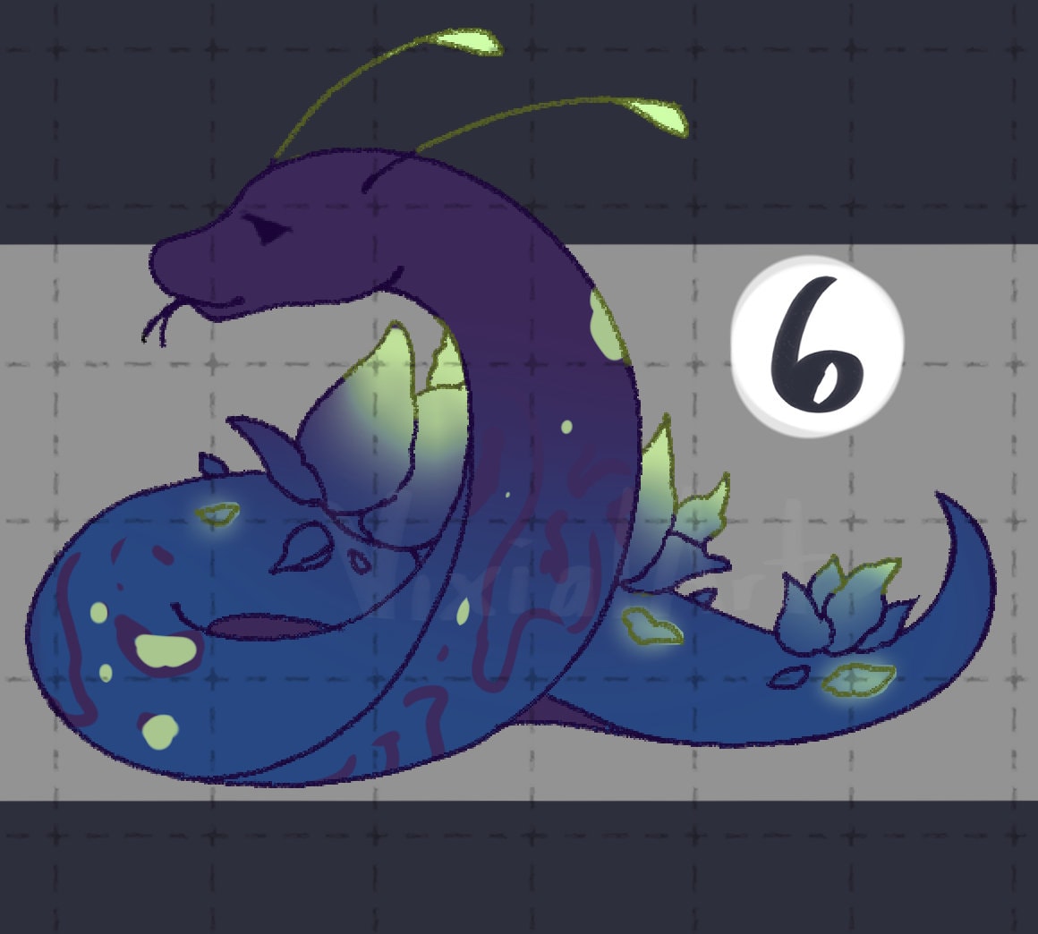 Digital Snake Adopt Feral Fursona Furry Adoptable Character - Etsy
