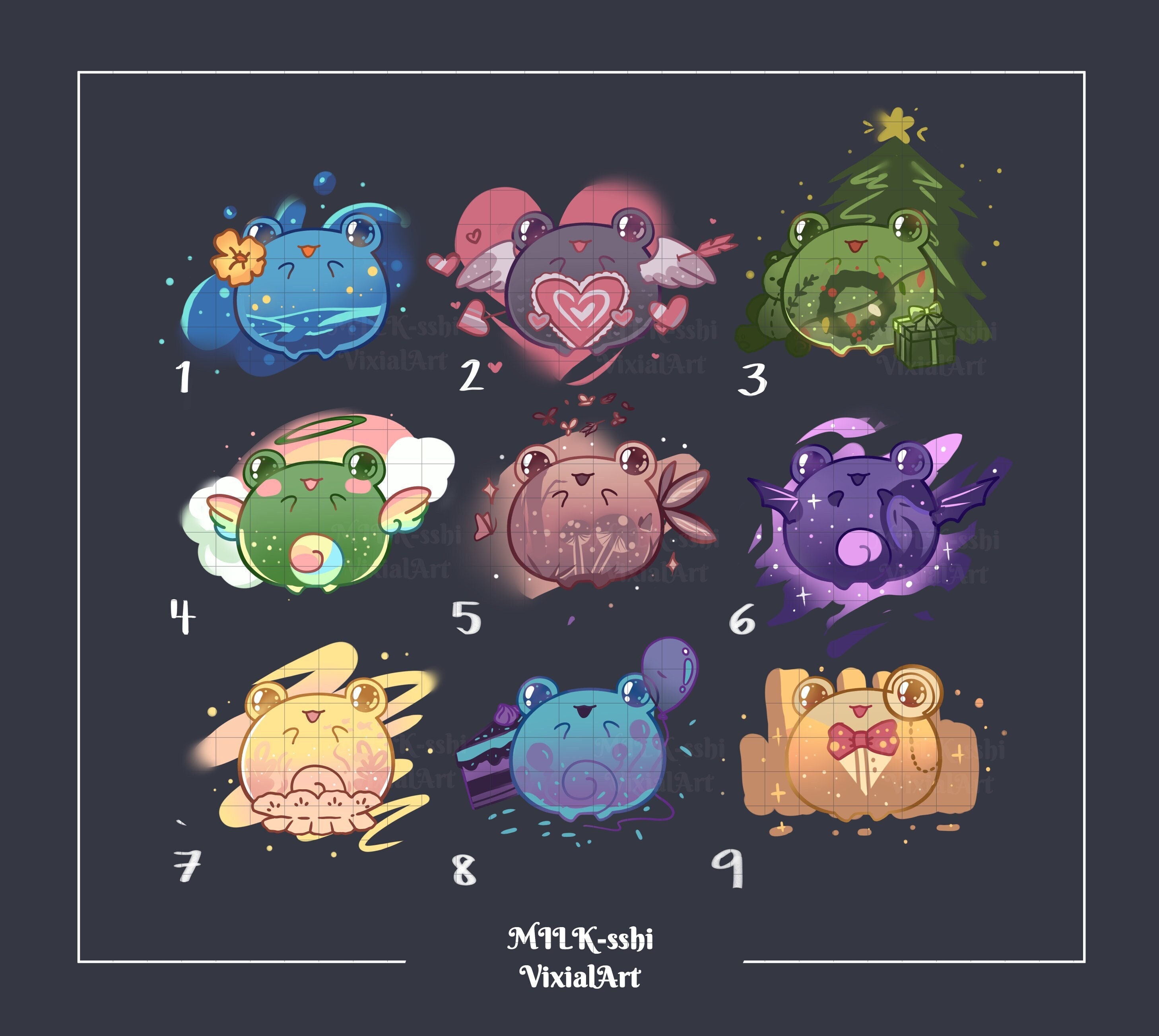 Digital Chibi Frog Adopt Feral Fursona Furry Adoptable Character Design ...