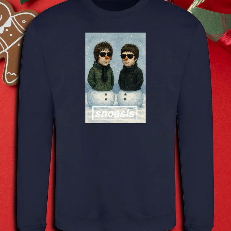 Oasis Christmas Jumper - Etsy UK