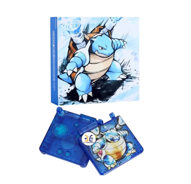 Blastoise Shell GBASP Exclusive Uv Kit Screen for LCD Kit for - Etsy