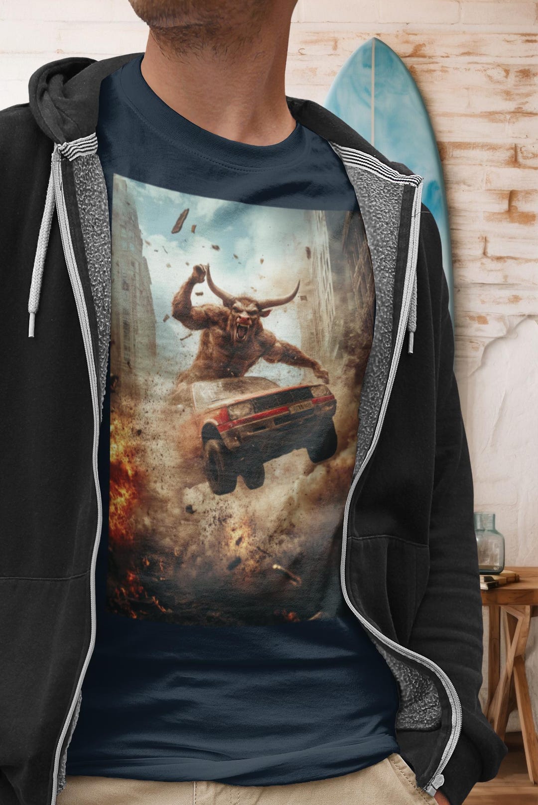 Minotaur Graphic T-shirt: Ancient Greek Mythology Tee - Etsy