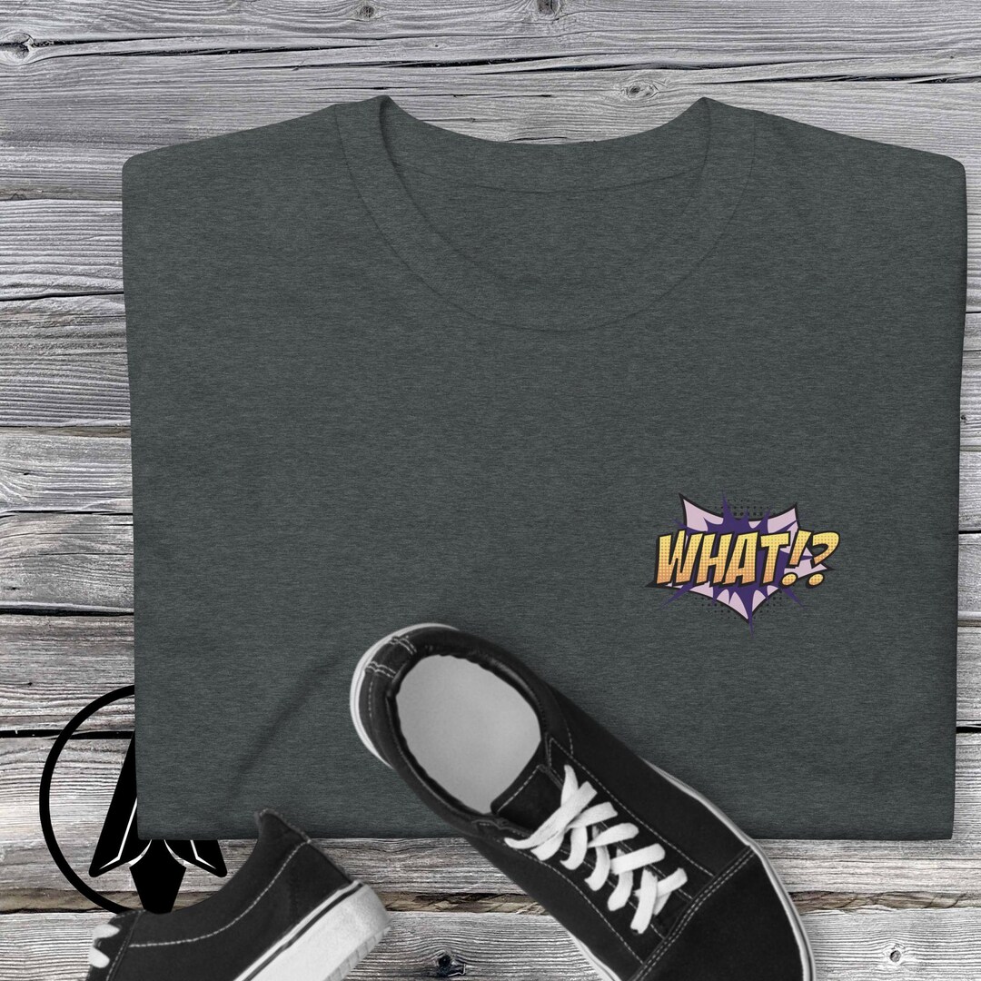 Retro Comic Book "what!?" T-shirt: Pop Art Style Graphic Tee - Etsy