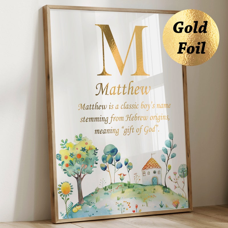 Name Meaning Art - Etsy
