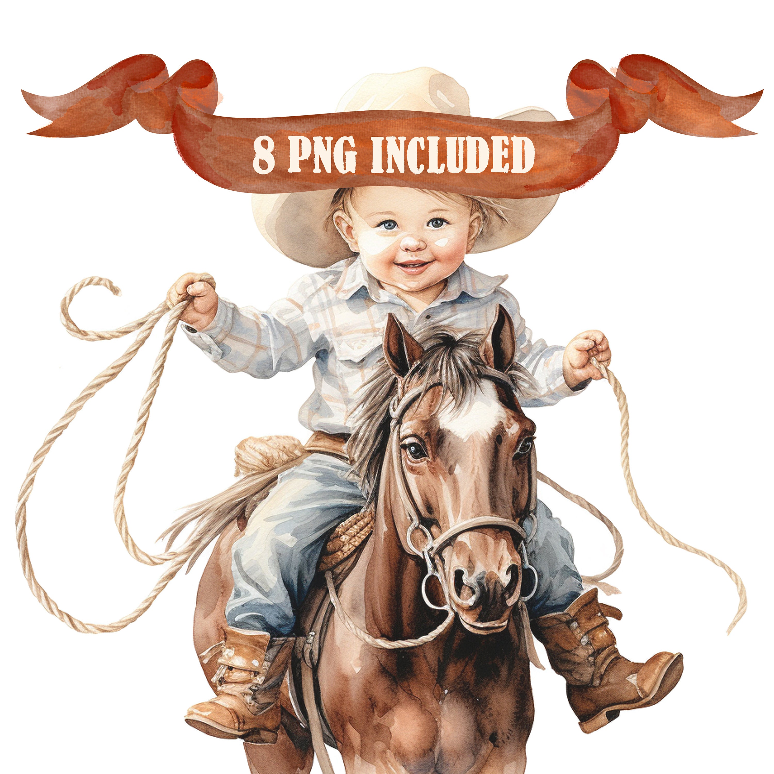 8 Little Boy Cowboy Clipart Boy Riding Pony Clipart Racing Horse ...