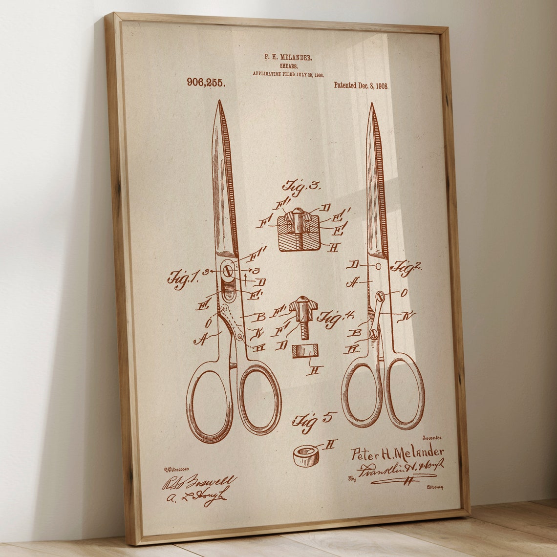 3 Sewing Blueprints Vintage Crafting Patent Prints Sewing Machine Art ...