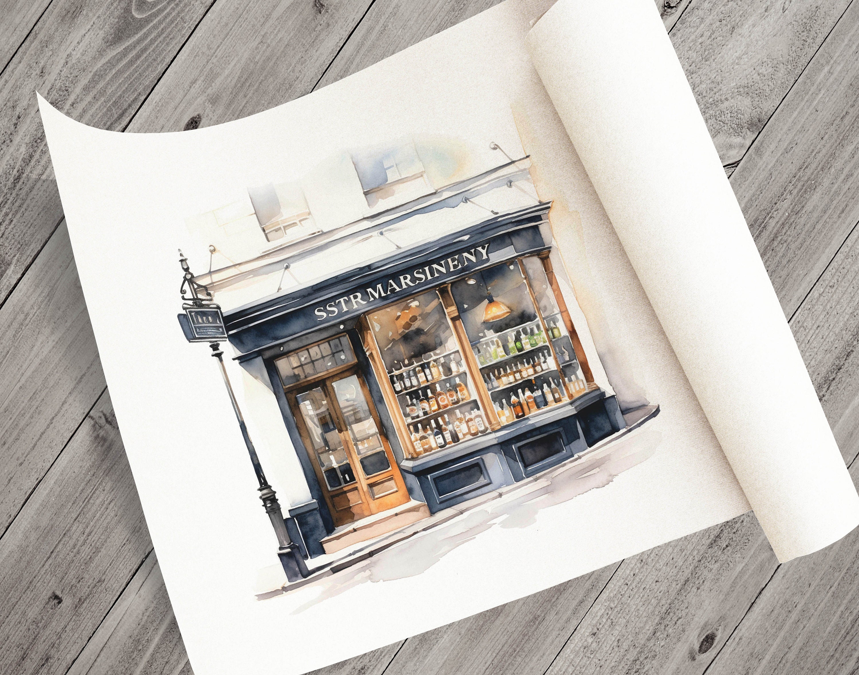 4 Bar Clipart Showcase Clipart Vintage Shop Painting Storefront Art ...