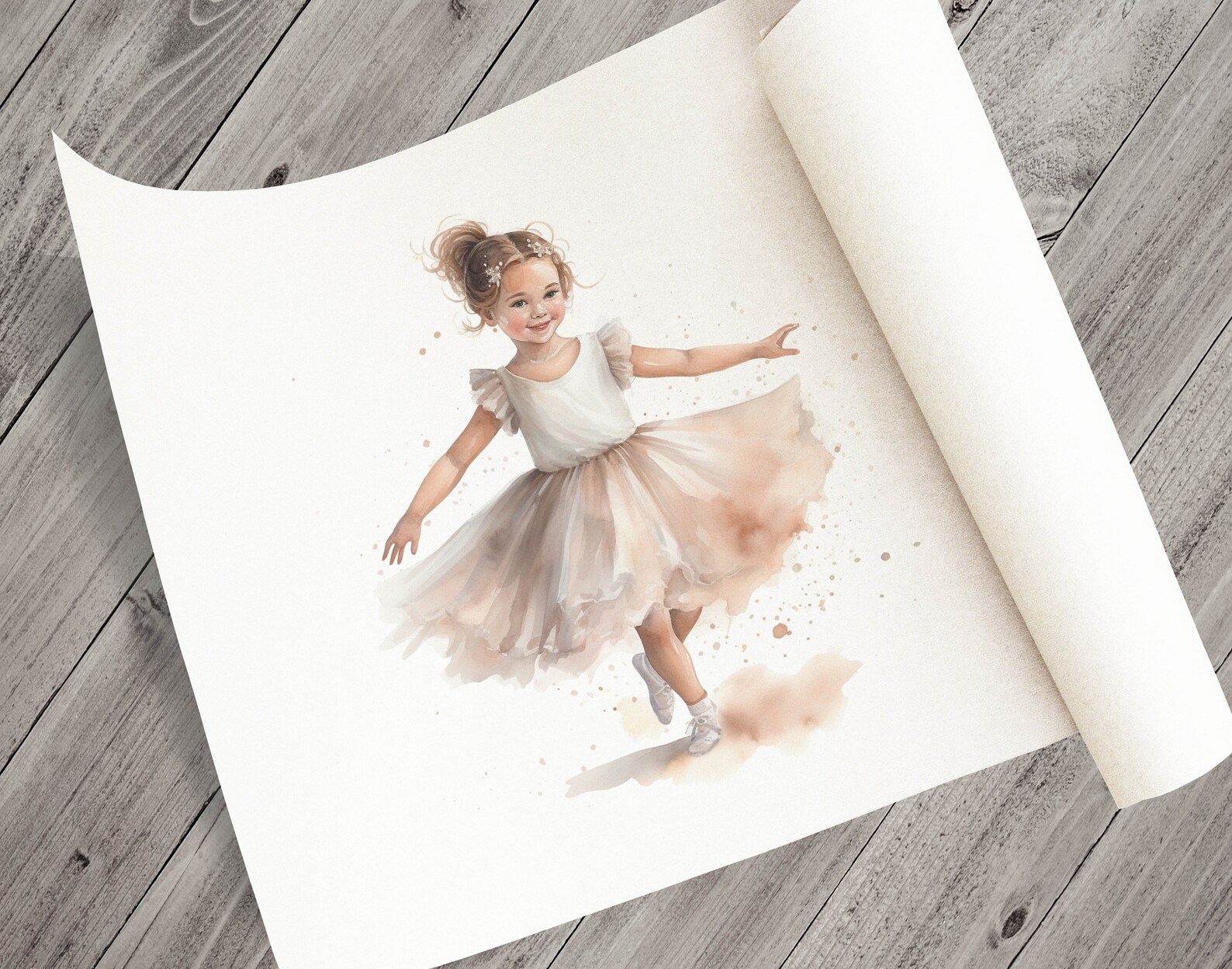 5 Cute Ballerina Clipart Watercolor Ballerina Ballet PNG - Etsy