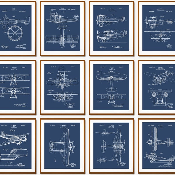 Airplane Blueprint - Etsy