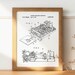 8 First Computer Patent Prints PC Blueprint Programmer Gift IT ...