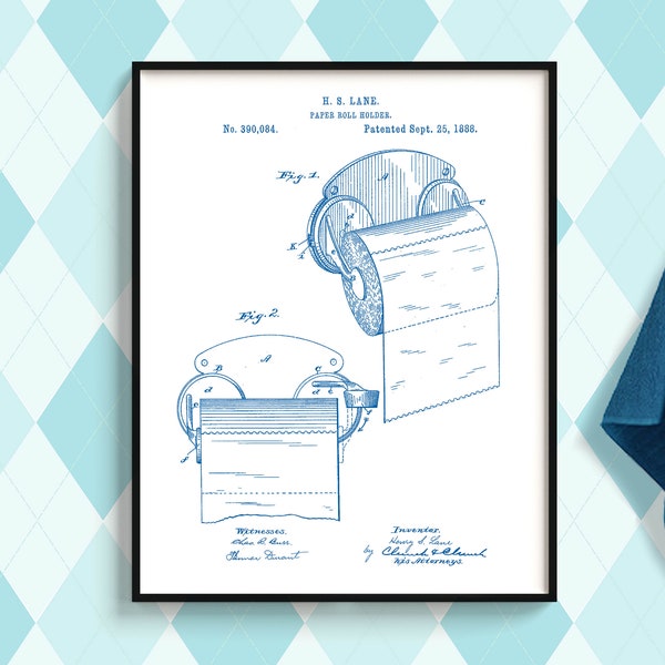 Toilet Paper Roll Poster - Etsy