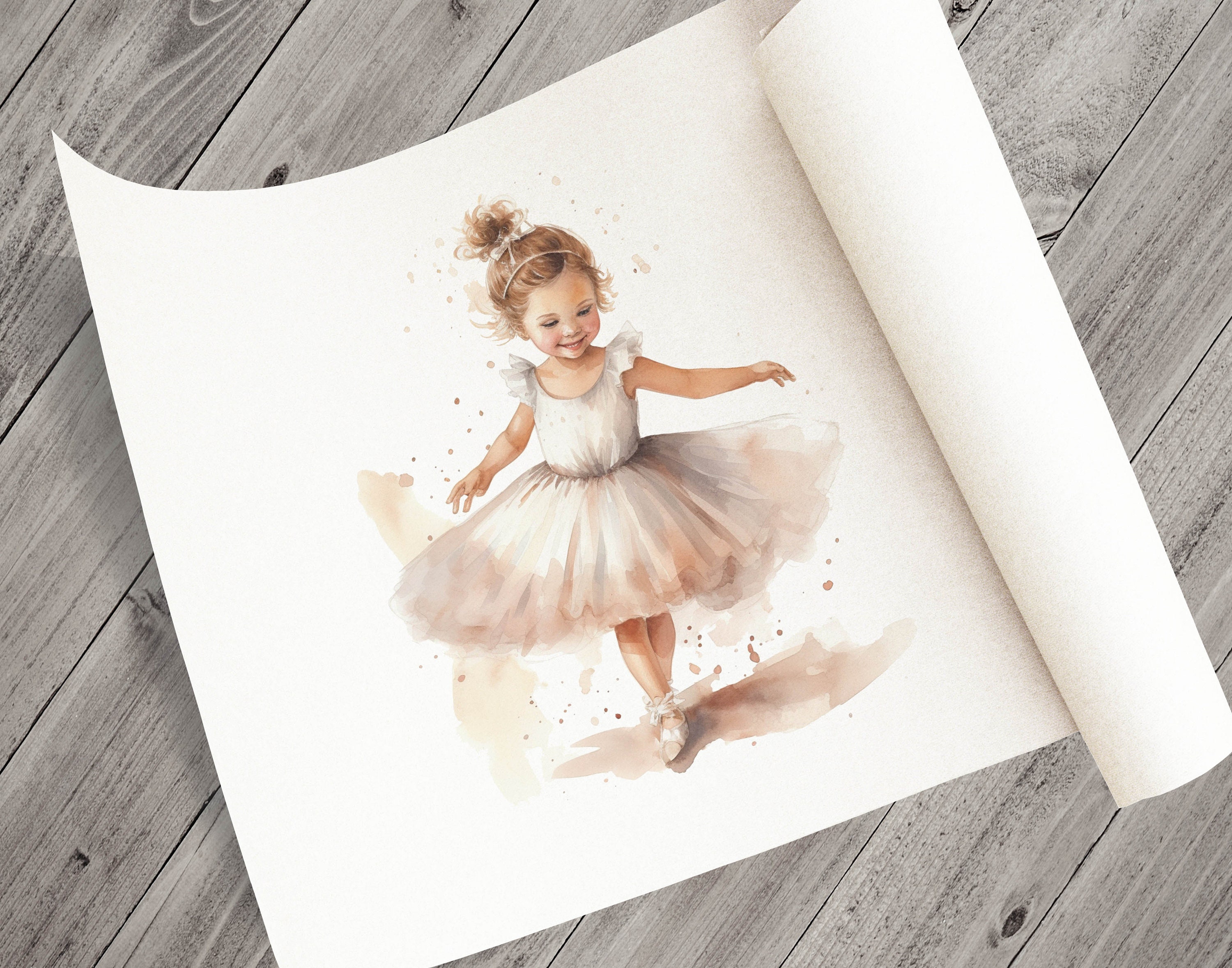 5 Cute Ballerina Clipart Watercolor Ballerina Ballet PNG - Etsy