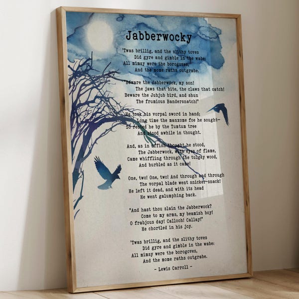 Jabberwocky - Etsy
