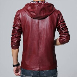 Red Arrow Roy Harper Arsenal Leather Jacket With Hoodie - Superhero ...