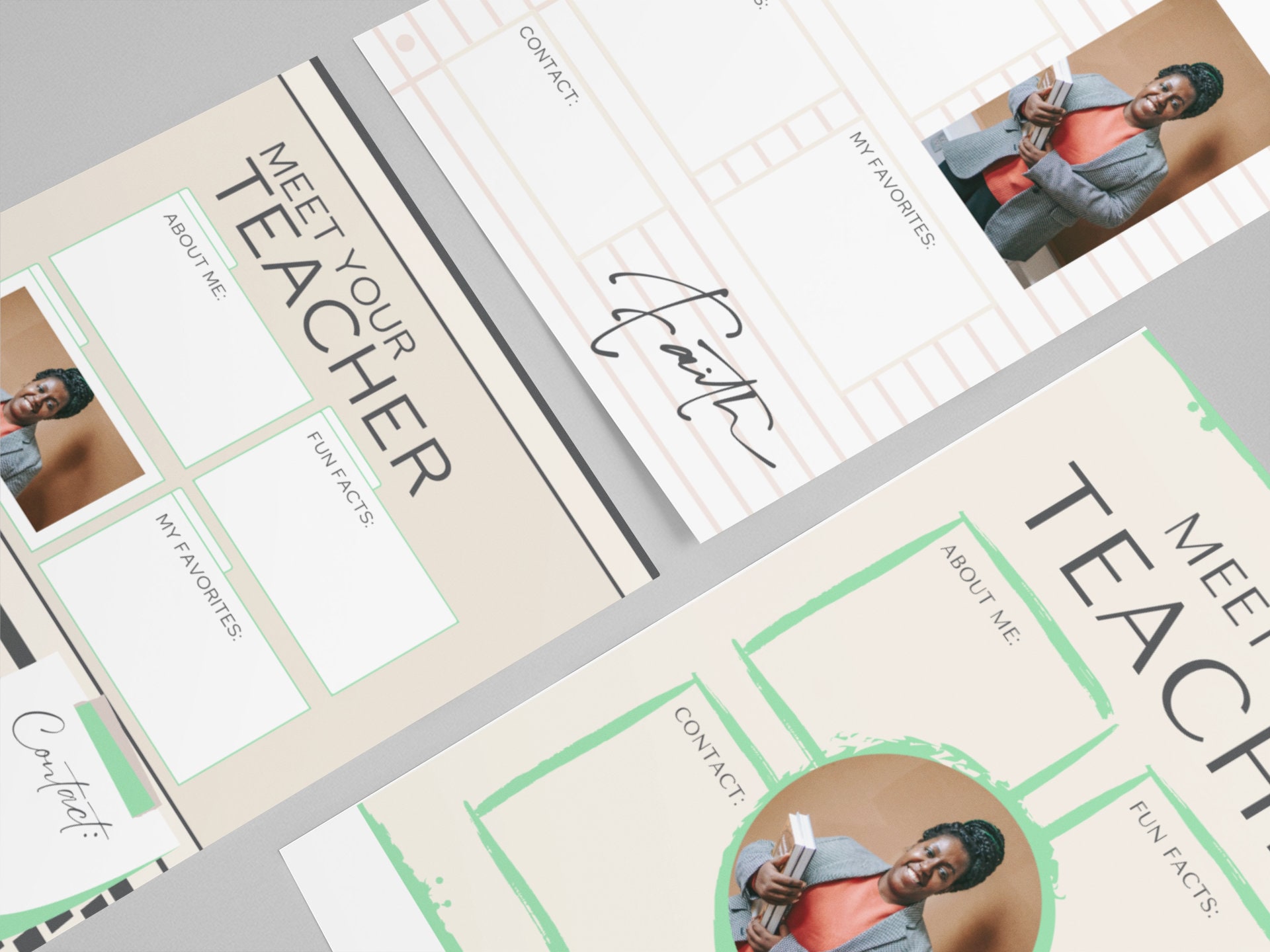 Editable Meet the Teacher Templates - Perfect for Back to School! 5 ...