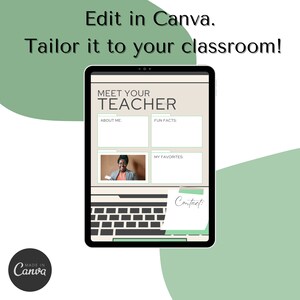 Editable Meet the Teacher Templates - Perfect for Back to School! 5 ...