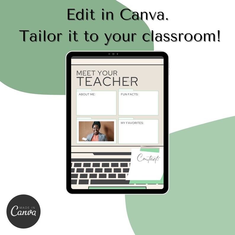Editable Meet the Teacher Templates - Perfect for Back to School! 5 ...