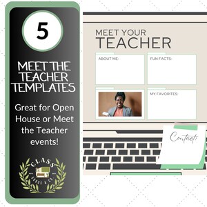 Editable Meet the Teacher Templates - Perfect for Back to School! 5 ...