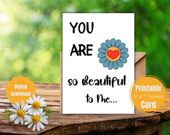 Printable Card, Greeting Card, All Occassions Card, Digital Card ...