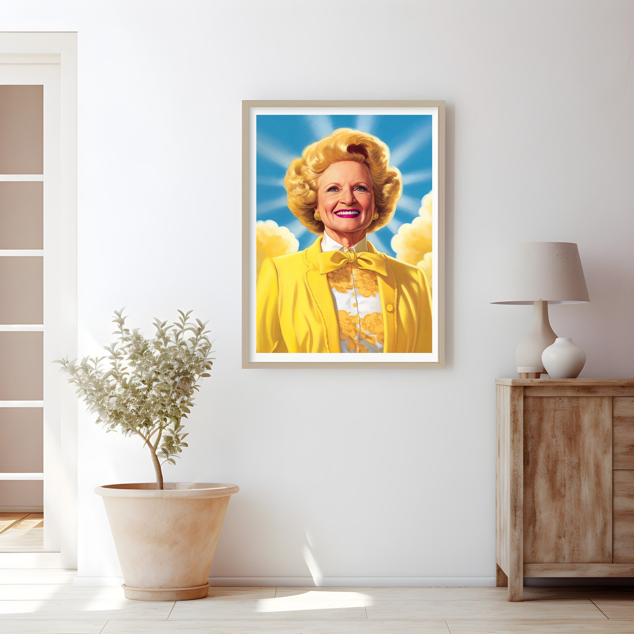 Rose Nylund Portrait Fantasy: Art Print Inspired by Golden Girls ...