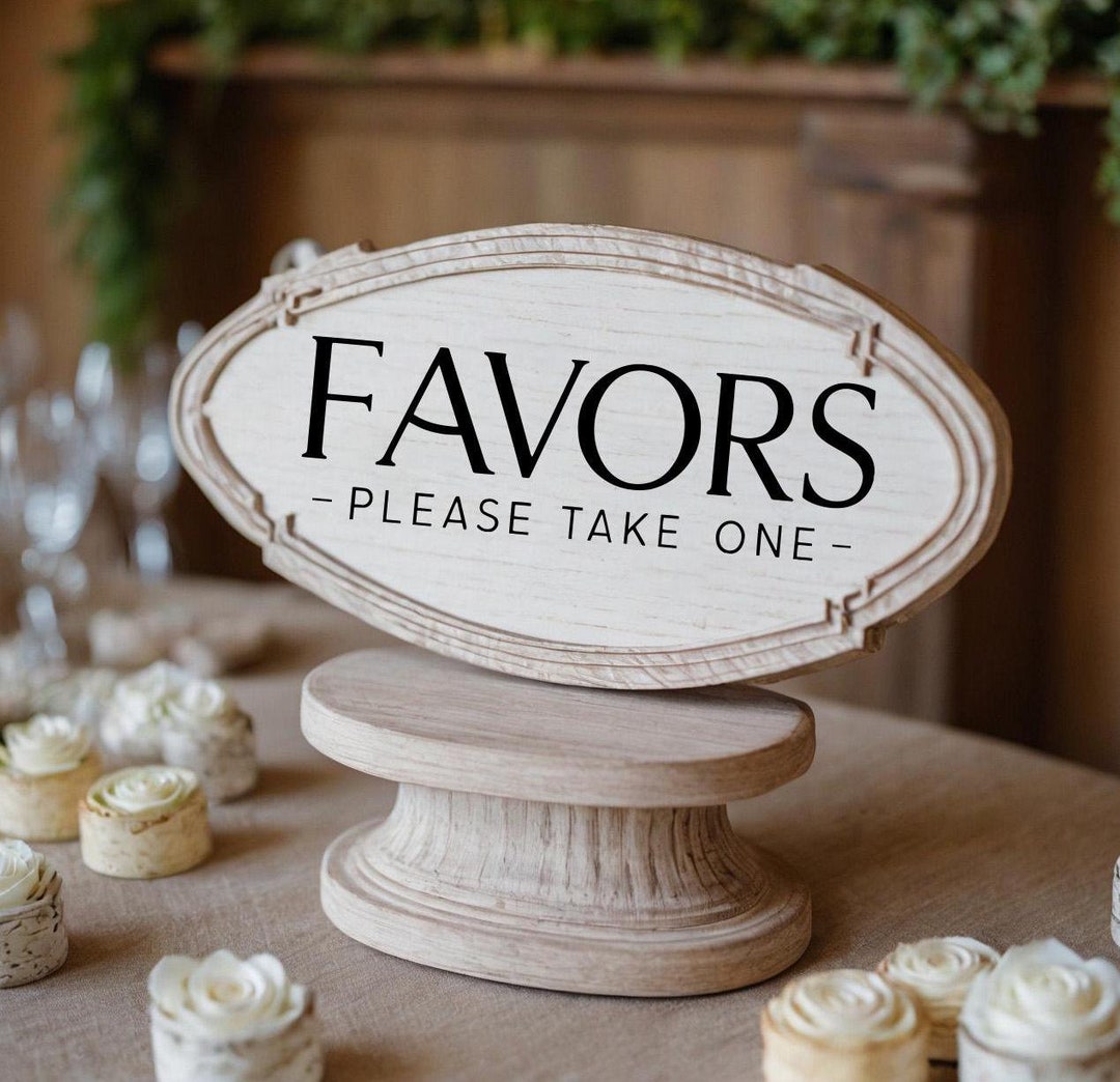 Favors Please Take One SVG | Wedding Sign Quotes - Etsy