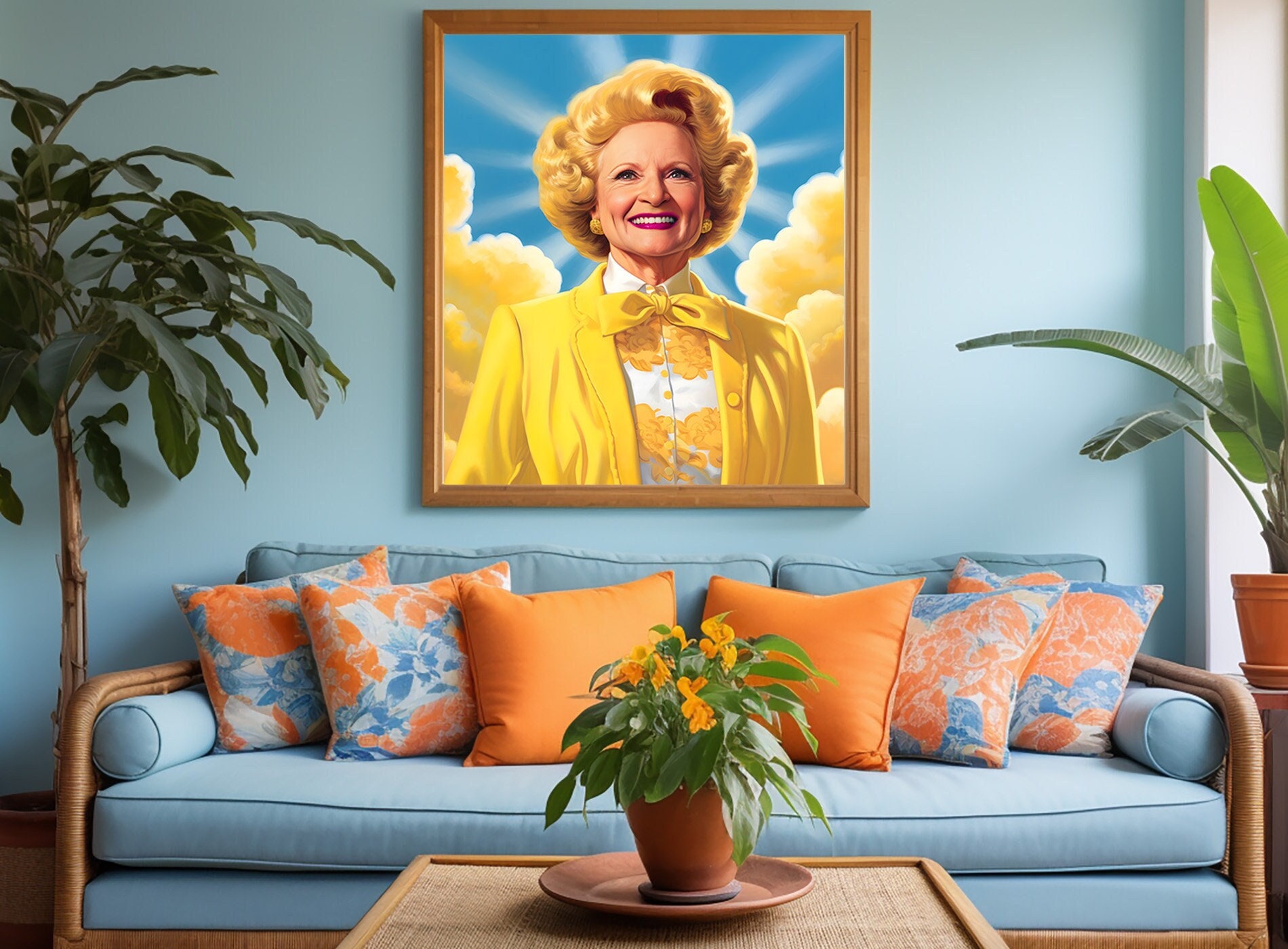 Rose Nylund Portrait Fantasy: Art Print Inspired by Golden Girls ...