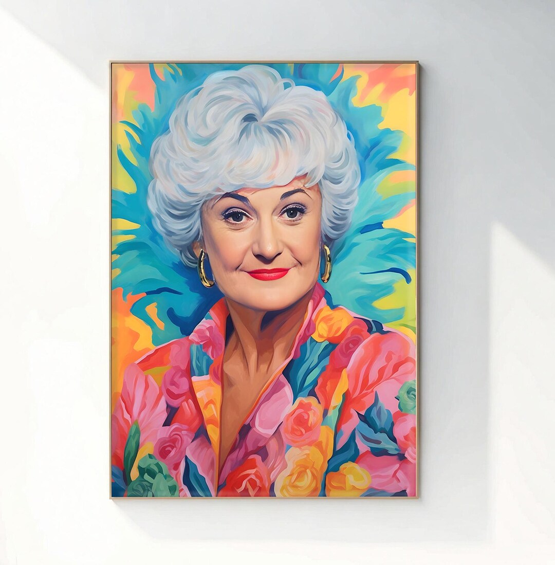 Dorothy Zbornak Art Print: Golden Girls 80s Style (digital PNG) - Etsy