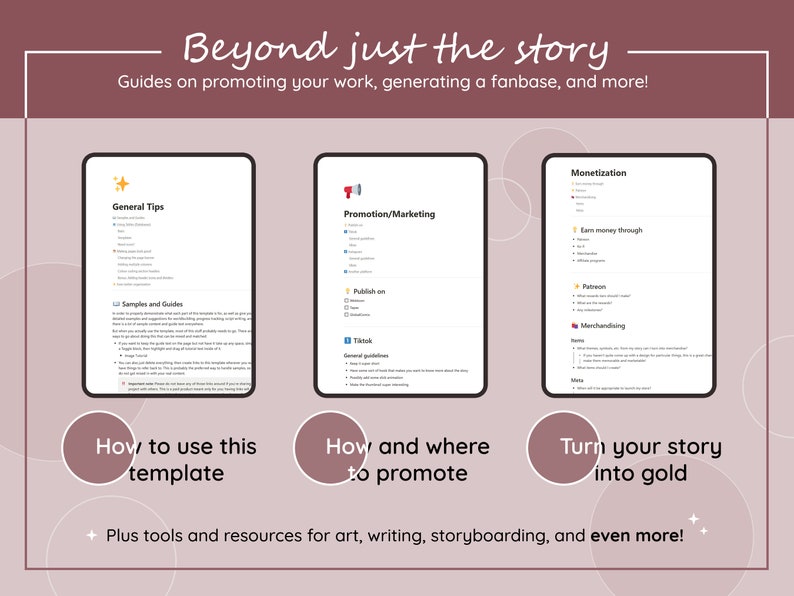 Ultimate Story Planner Notion Template, Planner for Webtoons, Comics ...