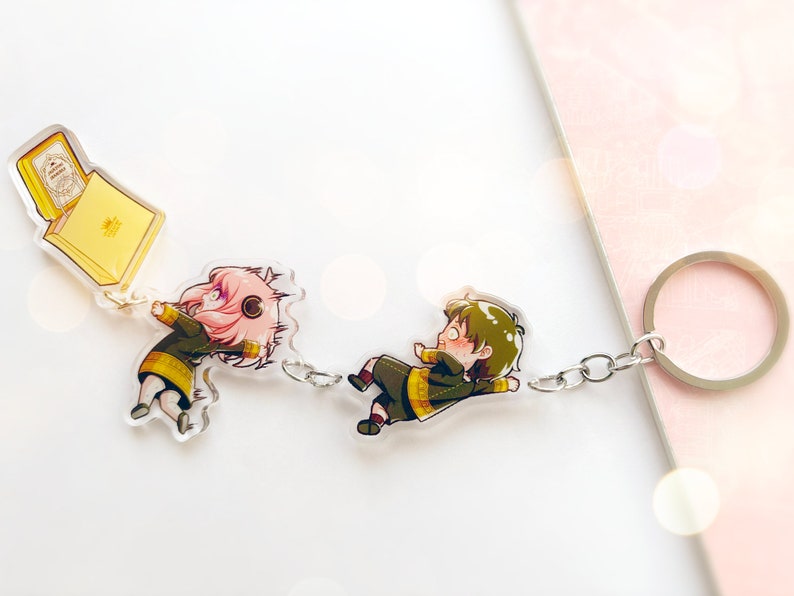 Spy X Family Connected Keychains | 3-in-1! | Cute Chibi Anime Serial ...