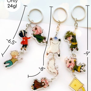 Spy X Family Connected Keychains | 3-in-1! | Cute Chibi Anime Serial ...