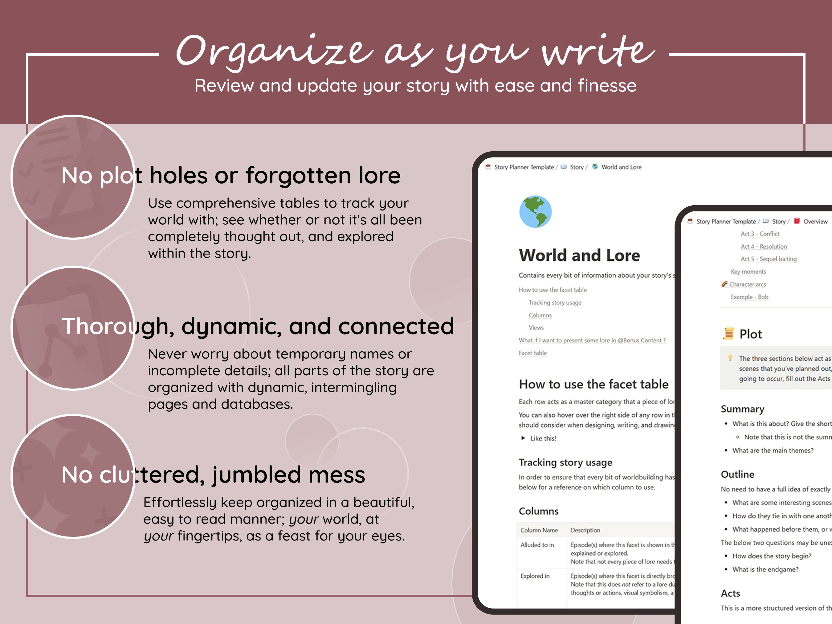 Ultimate Story Planner Notion Template, Planner for Webtoons, Comics ...