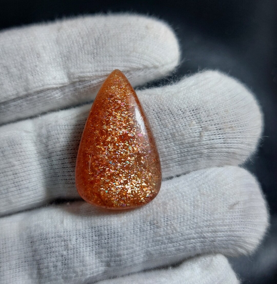 Sun Stone,natural Sun Stone,multi Fire Sun Stone,sun Stone Cabochon ...