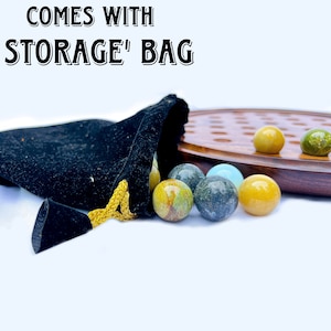 Personalized Solitaire Board Game Handmade Solitaire Game With Natural ...