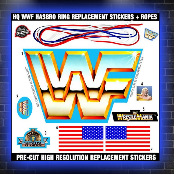 Wwe Ring Stickers - Etsy