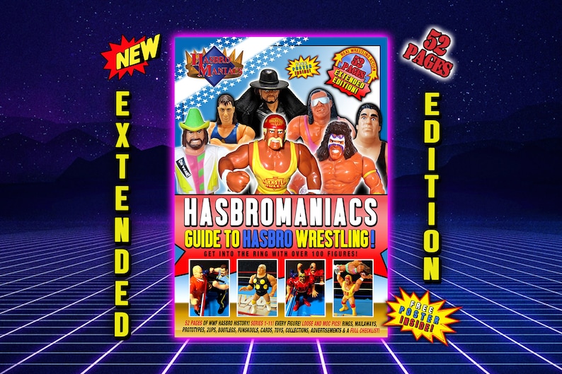 WWF Hasbro HASBROMANIACS Guide Book Extended Edition 52 Pages - Series ...
