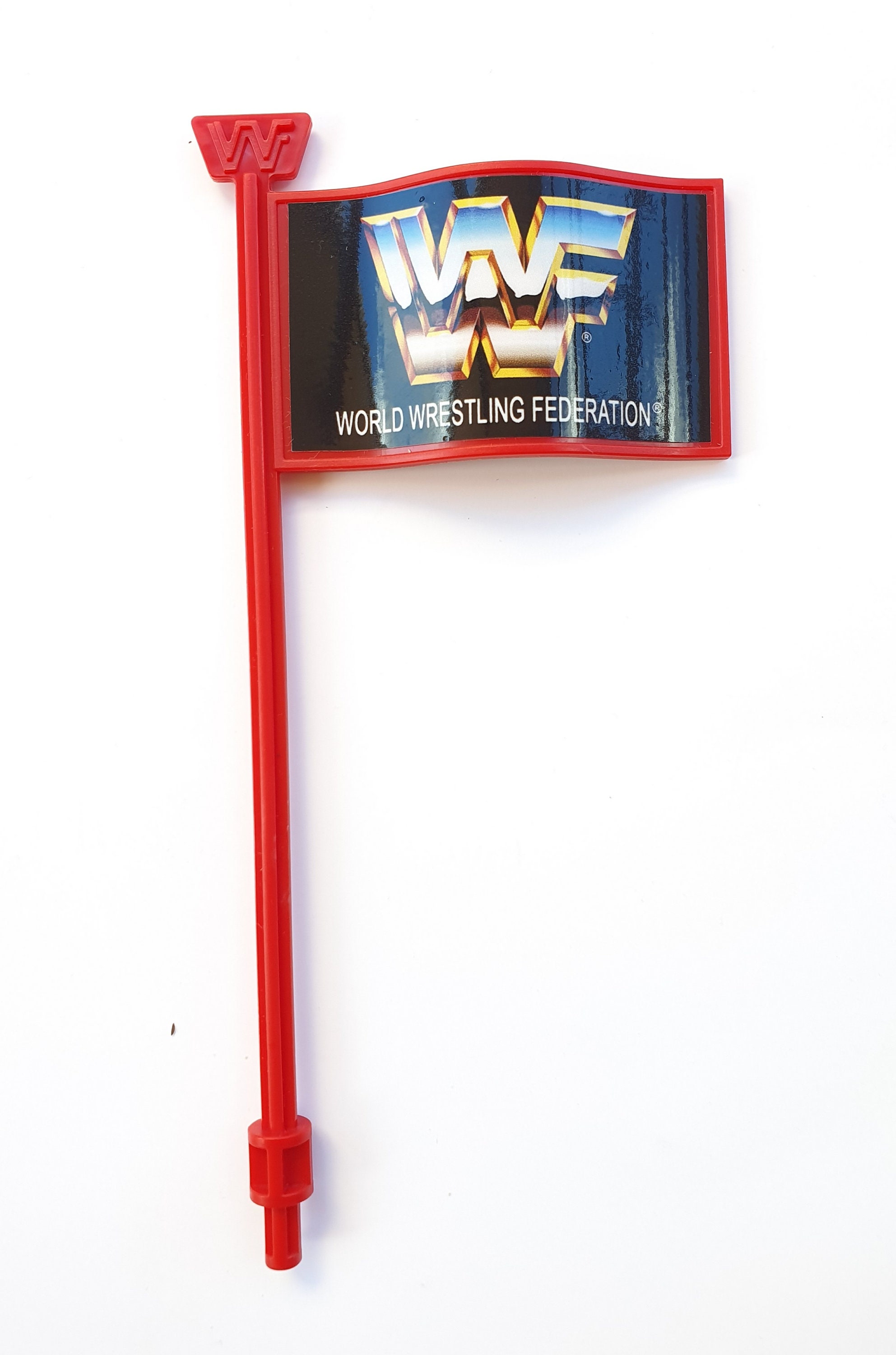 WWF HASBRO Wrestling Ring Flags Accessorie Black Blue & RED - Etsy