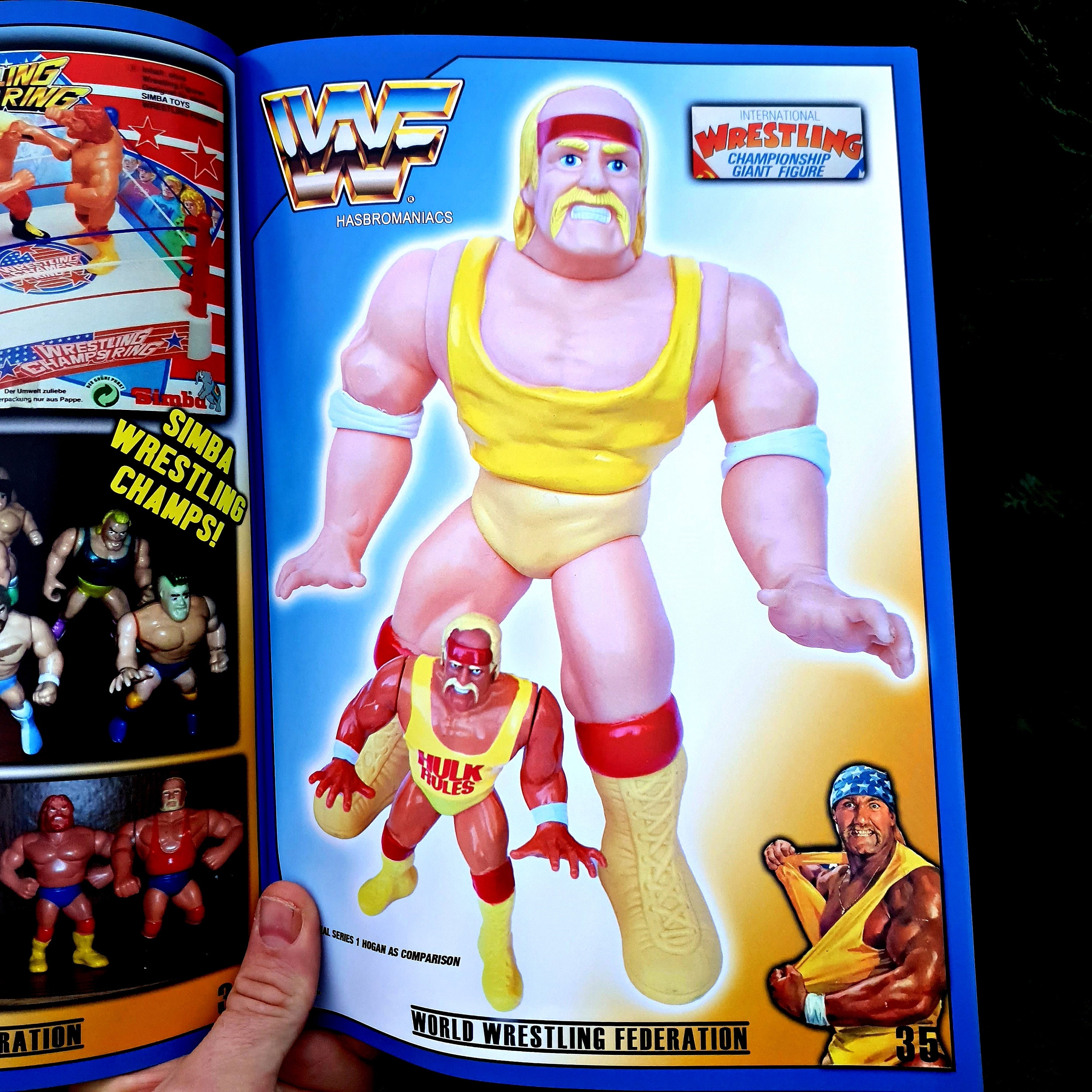 WWF HASBRO Figures Guide Wrestling Figs Wwe Nwo Wcw 123 Kid Hulk Hogan ...