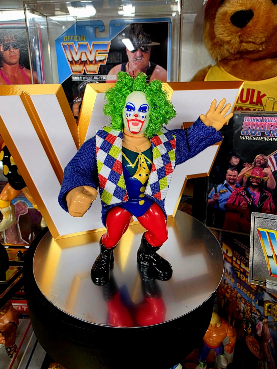DOINK WWF Hasbro Jacket Handmade Wrestling Figure Clothes – Toy ...
