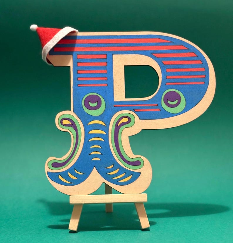 Hand Painted Circus Letters and Numbers 18cm - Etsy UK