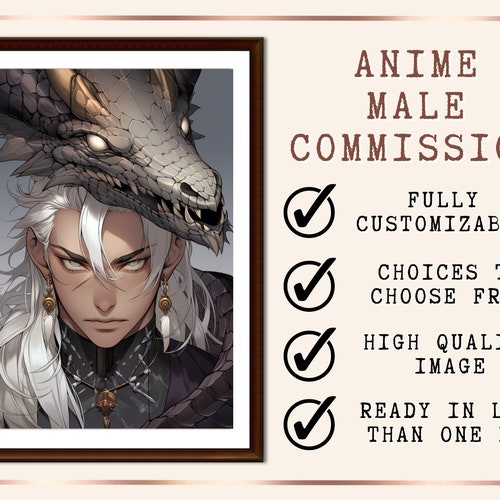 Personalized Custom Anime Digital Art Commission - Etsy