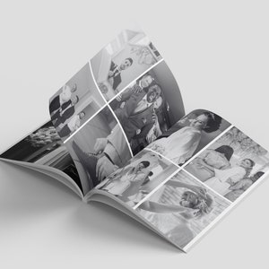 Wedding Magazine Album Template, Customizable Photo Book (digital Canva ...