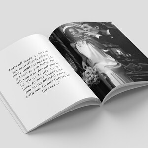 Wedding Magazine Album Template, Customizable Photo Book (digital Canva ...
