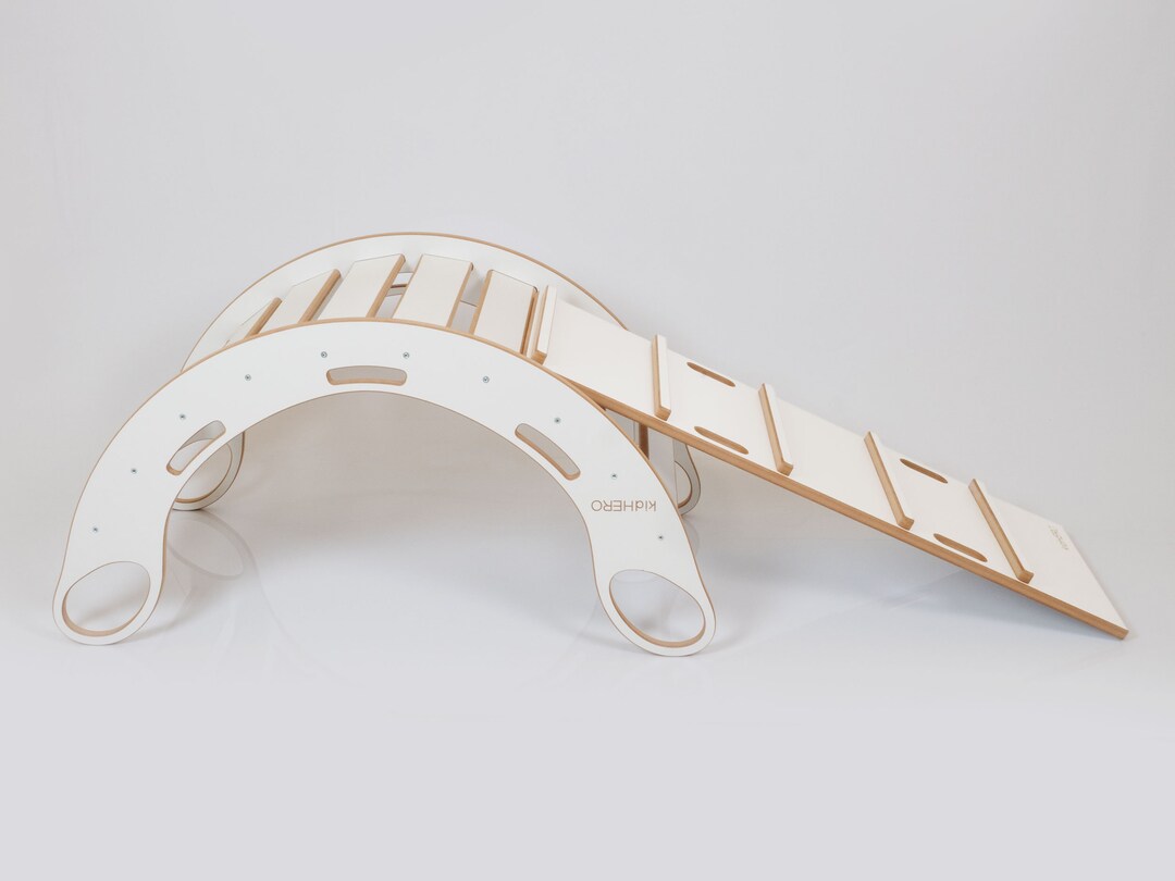 Montessori Wooden ROCKER RAMP 2 Sizes Stimulating - Etsy