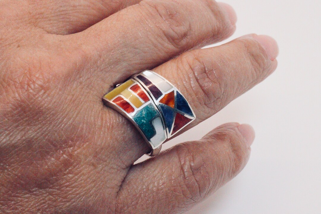 Peruvian Calendar Ring| Handmade| Peru Jewelry| Inca Designs - Etsy