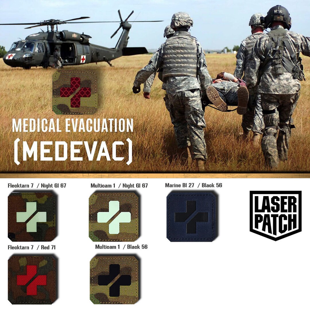Med Cross 50 X 50 Mm 1.97x1.97 Laser Cut Cordura Patch With Velcro - Etsy